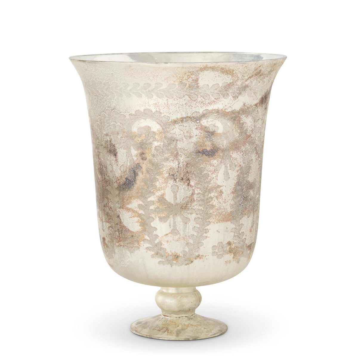 Burnt Champagne Etched Glass Vase – Charles Mayer